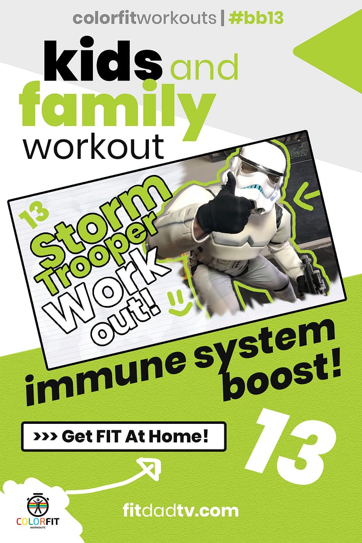Kids & Family At Home Workout 13 ‘STORMTROOPER WORKOUT’ - Tristan Lewis ...