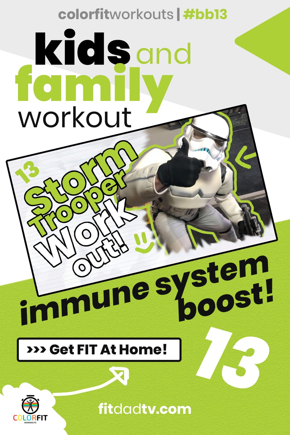 Kids & Family At Home Workout 13 ‘STORMTROOPER WORKOUT’ - Tristan Lewis ...