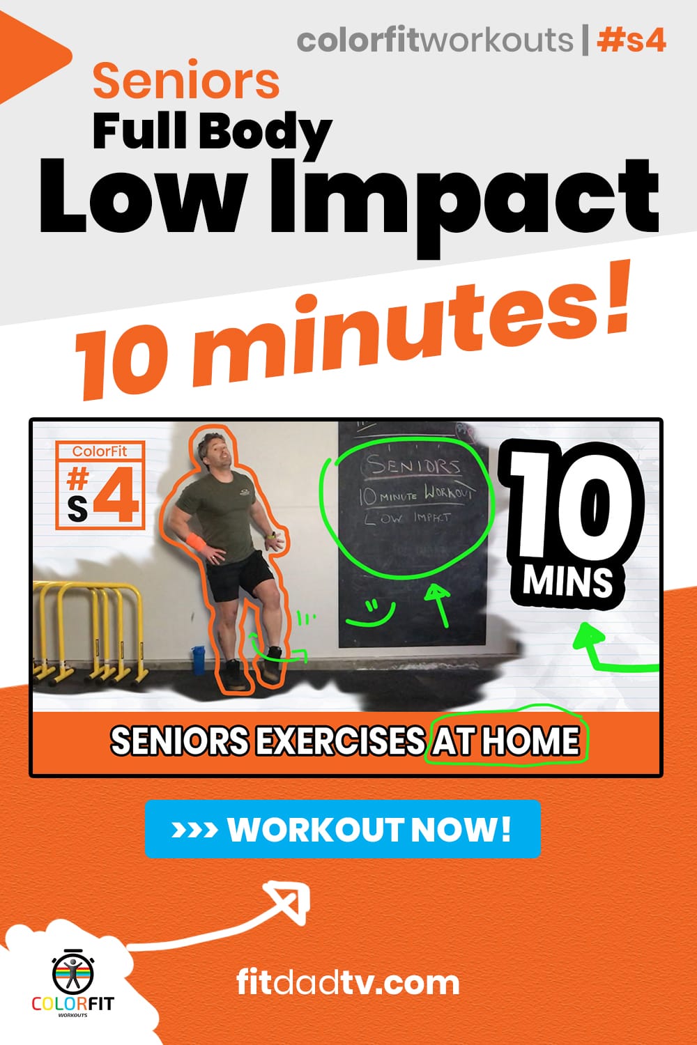 Seniors LOW IMPACT 10 Minute Home Workout - Tristan Lewis - Personal ...